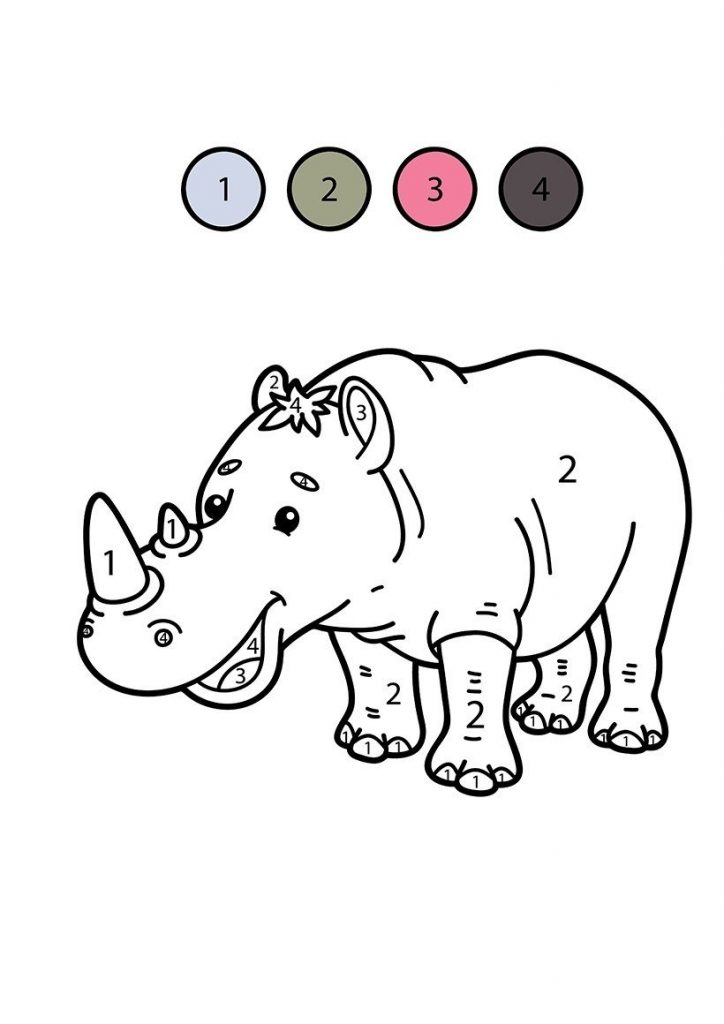 Color by Number Pages for Preschool Kids – Fun & Learning