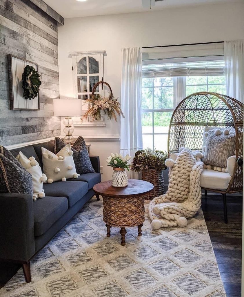 Farmhouse Living Room Ideas for Cozy Gray & Warm Styles