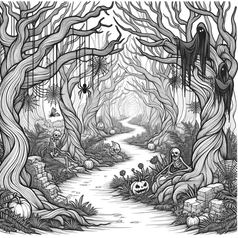 Halloween Coloring Pages – Fun Designs for All Ages