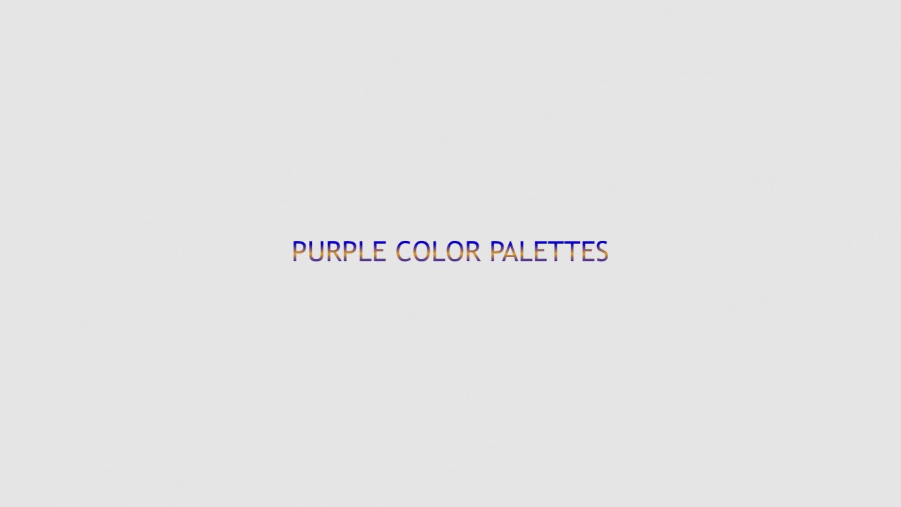 Purple Color Palettes & Meaning | Color Psychology